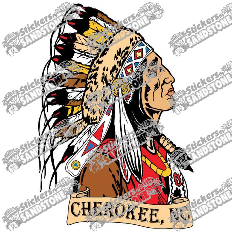 Stickers by Sandstone : Cherokee, NC